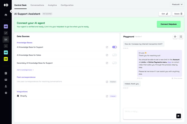 How to Use CoSupport AI’s Control Desk for Support Automation